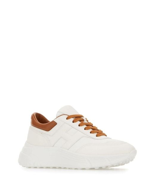 Hogan Hi-Fi Trainers With Side H in White | Lyst UK