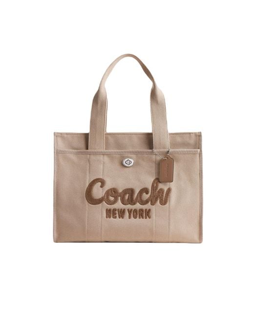COACH Cargo Tote 42 Bag in Natural | Lyst