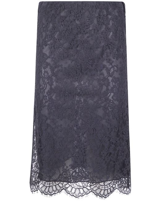 Semicouture "Corazon" Skirt in Blue | Lyst UK