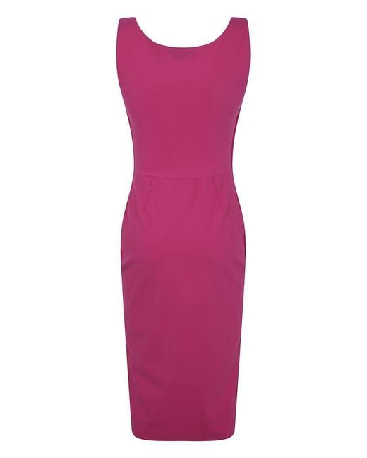 Chiara Boni Josuke Jersey Dress in Purple | Lyst UK