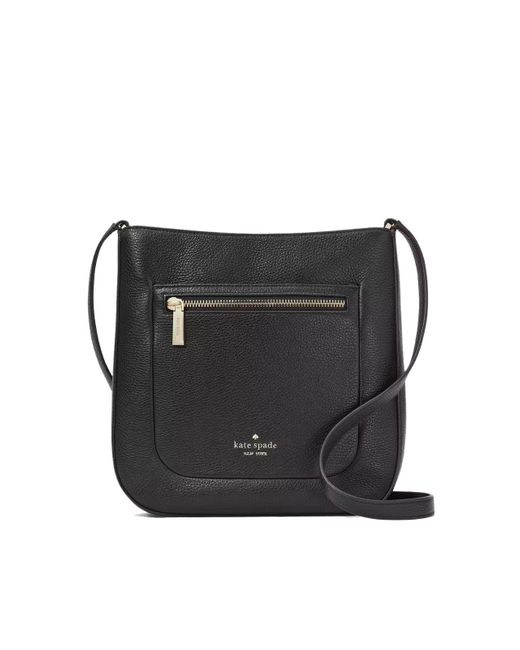 Kate Spade Leila Top Zip Crossbody Bag in Black | Lyst