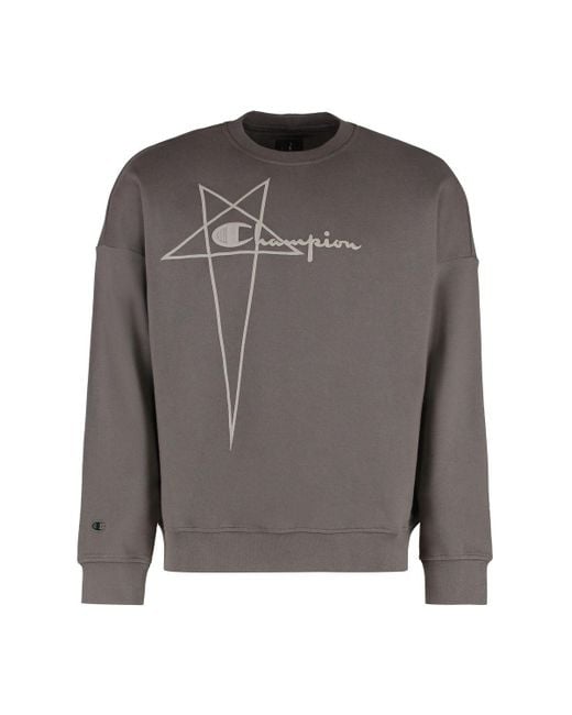 Rick Owens X Champion in Grey for Men | Lyst UK