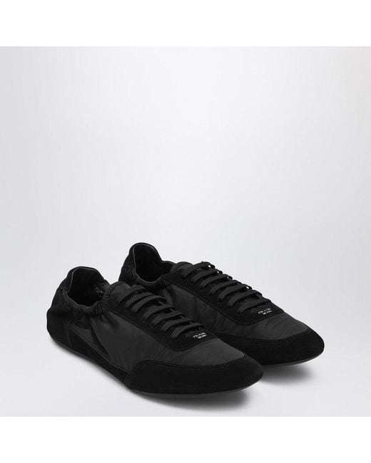 Prada Collapse Renylon And Suede Sneaker in Black for Men | Lyst UK