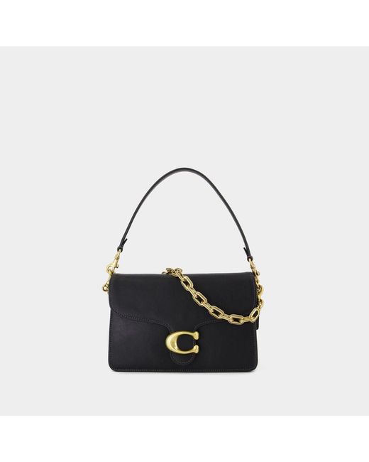 COACH Mini Tabby Shoulder Handbag in Black | Lyst