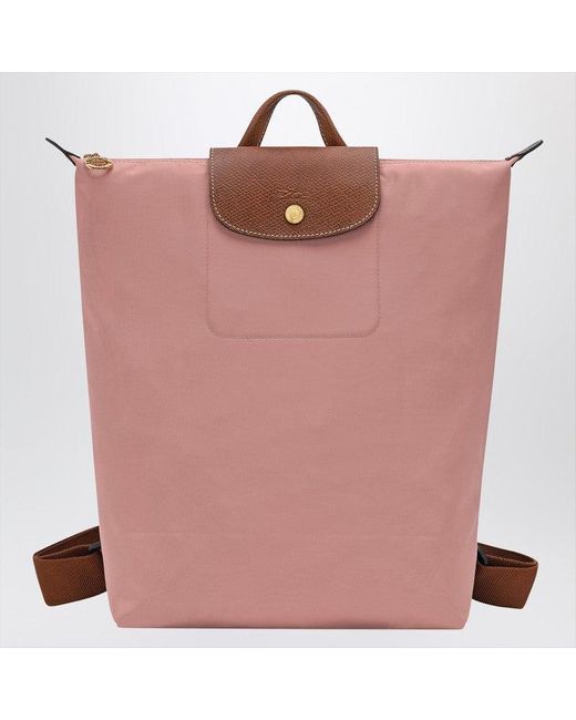 Longchamp M Le Pliage Original Backpack in Pink | Lyst