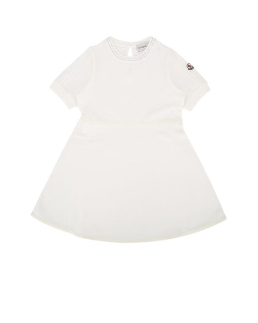 Moncler Dress in White | Lyst UK