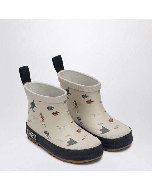 Liewood Tekla Sea Creature/Sandy Rain Boots in Metallic | Lyst