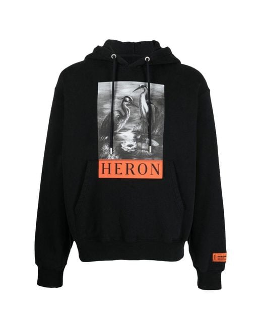 Heron Preston Nf Heron Logo Hoodie in Black for Men | Lyst UK
