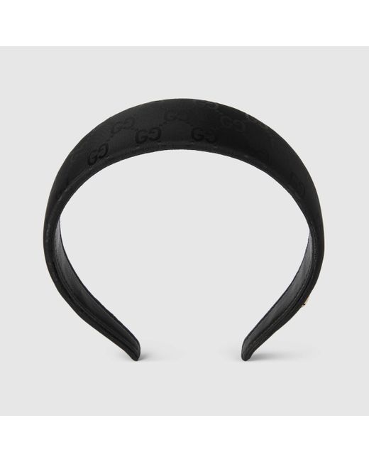 Gucci Gg Hair Band in Black | Lyst UK