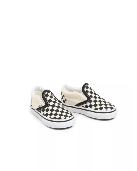 Vans "Checkers" Shoes in White | Lyst UK