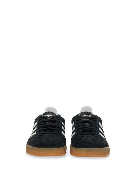 adidas Originals Gazelle Indoor Sneaker in Black for Men | Lyst UK