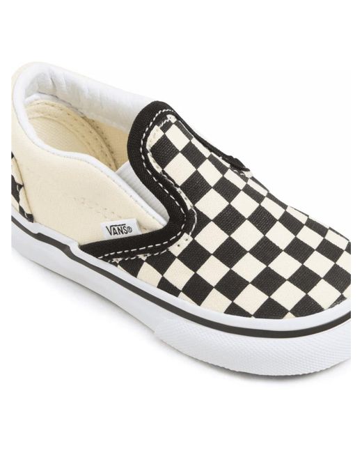 Vans "Checkers" Shoes in White | Lyst UK
