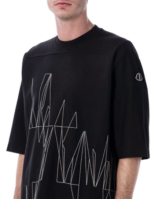 Moncler Moncler + Rick Owens Jumbo T-Shirt in Black for Men | Lyst UK