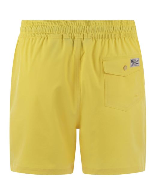 Polo Ralph Lauren Beach Boxers in Yellow for Men | Lyst UK