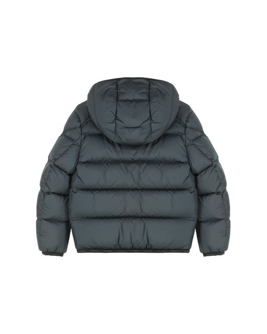 Moncler Kids Mattan Hooded Nylon Jacket in Gray | Lyst