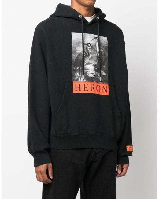 Heron Preston Nf Heron Logo Hoodie in Black for Men | Lyst UK