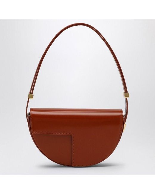 Patou Le Small Dark Leather Bag in Brown for Men | Lyst