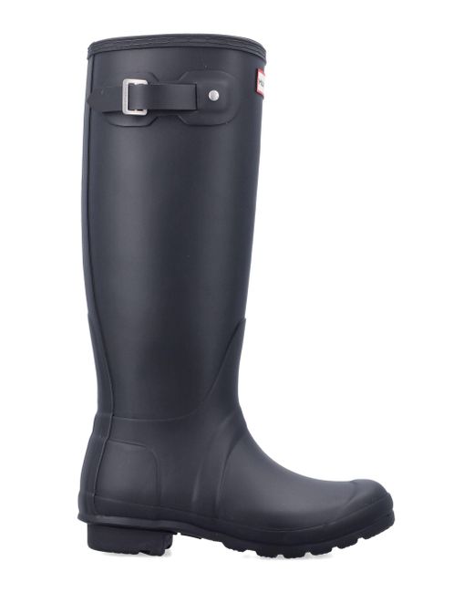 HUNTER Original Tall Wellington Boots in Blue for Men | Lyst