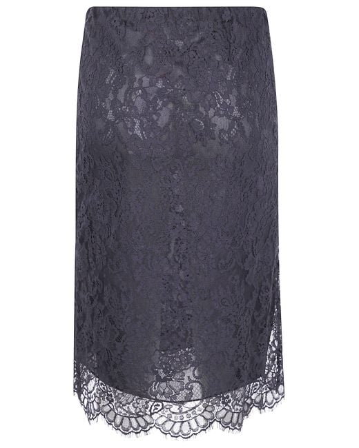 Semicouture "Corazon" Skirt in Blue | Lyst UK