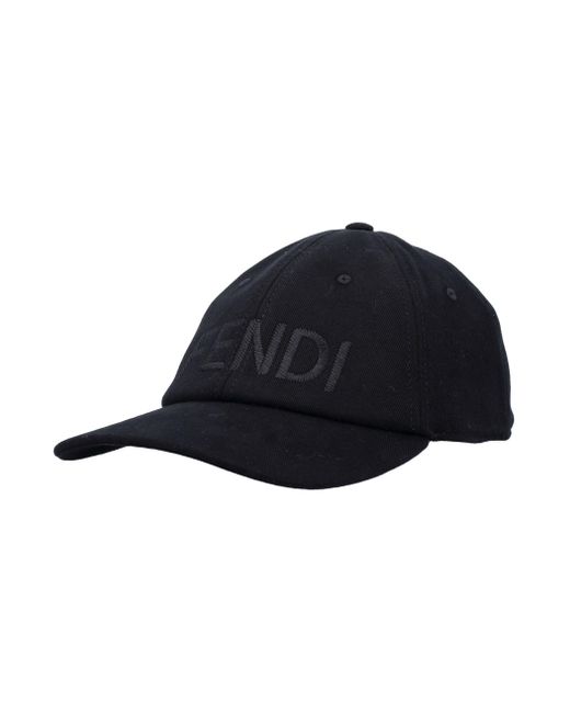Fendi Cap in Blue for Men | Lyst