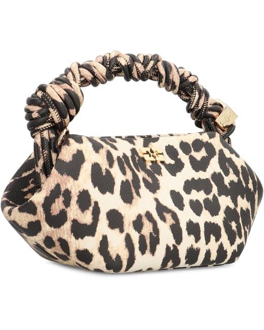 Ganni Mini Bou Bag With Leopard Print | Lyst UK
