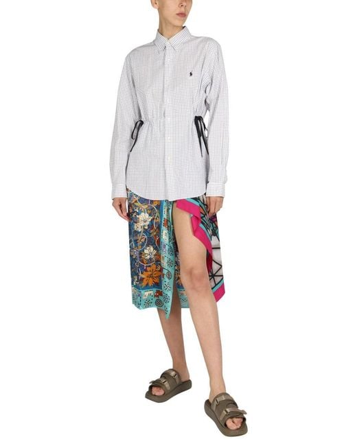 Polo Ralph Lauren Remade Ralph Lauren Dress in White | Lyst UK