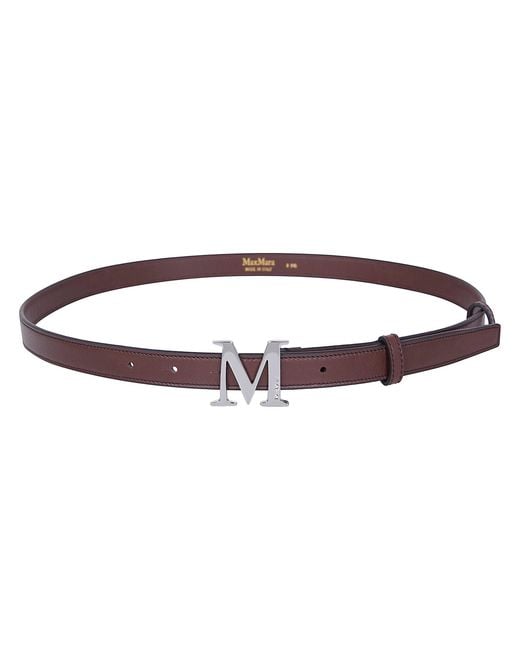 Max Mara "Mclassic20" Classic M Belt in Purple | Lyst UK