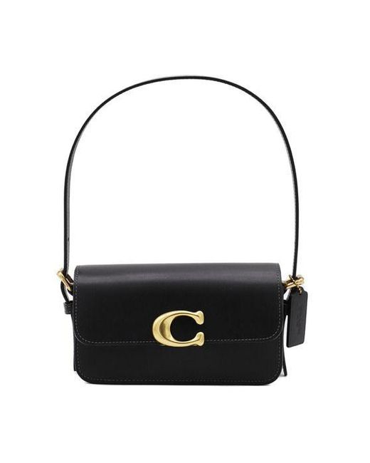 COACH Refined Zoe Shoulder Bag in Black | Lyst