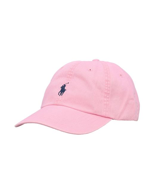 Polo Ralph Lauren Baseball Cap With Logo Embroidery in Pink for Men | Lyst