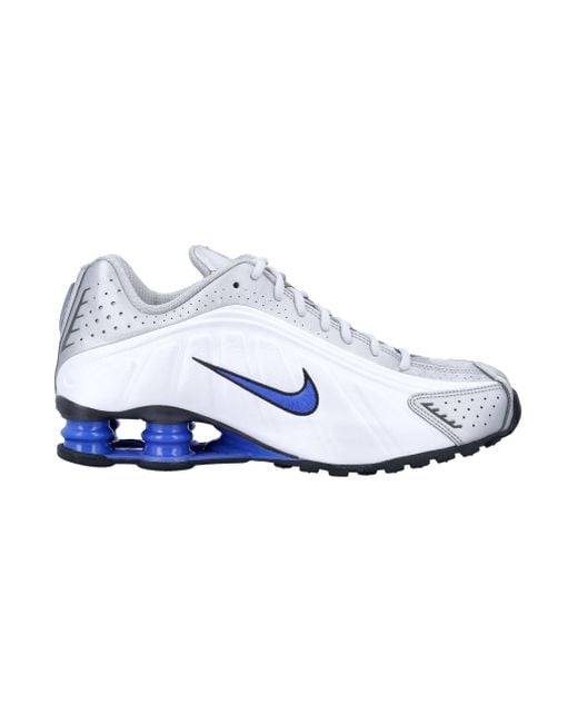 Nike Shox R4 in Blue for Men | Lyst