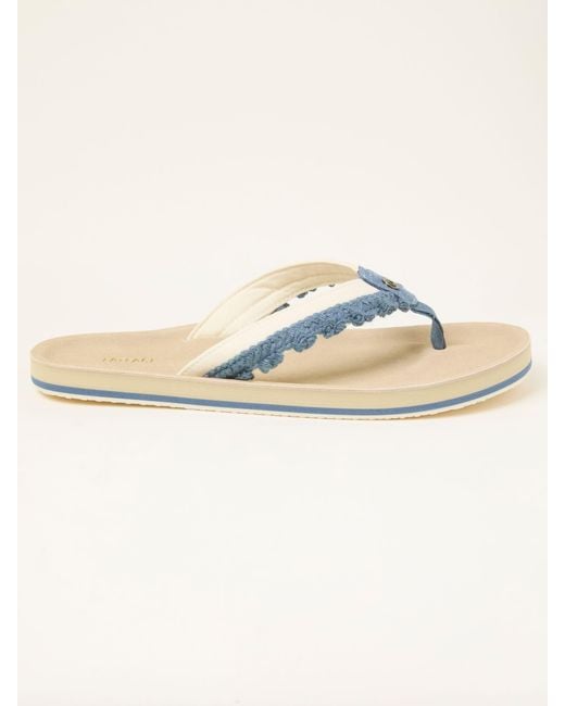 FatFace Fatface Somerton Flip Flop in Natural | Lyst UK