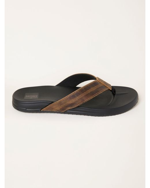 FatFace Fatface Burke Flip Flop in Black for Men | Lyst UK