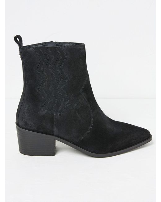 FatFace Fatface Drea Western Boots in Black | Lyst UK