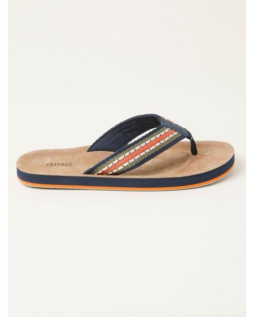 FatFace Fatface Lulworth Flip Flop in Blue for Men | Lyst UK