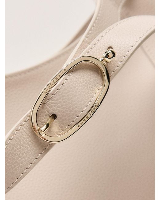 Longchamp Le Foulonne Hobo Bag Large in White | Lyst UK