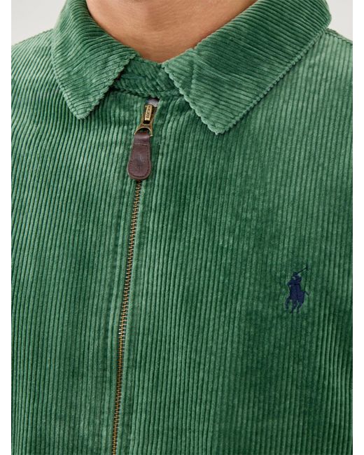 Polo Ralph Lauren Windbreaker Cord Jacket in Green for Men | Lyst UK
