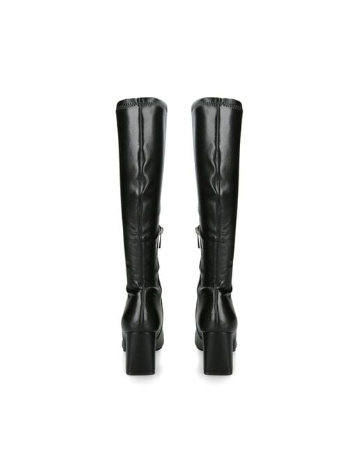 Steve Madden Holly Knee High Heeled Boots in Black | Lyst UK