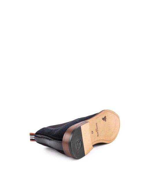 Simon Carter Elgar Ii Chelsea Boots, Leather in Blue for Men | Lyst UK