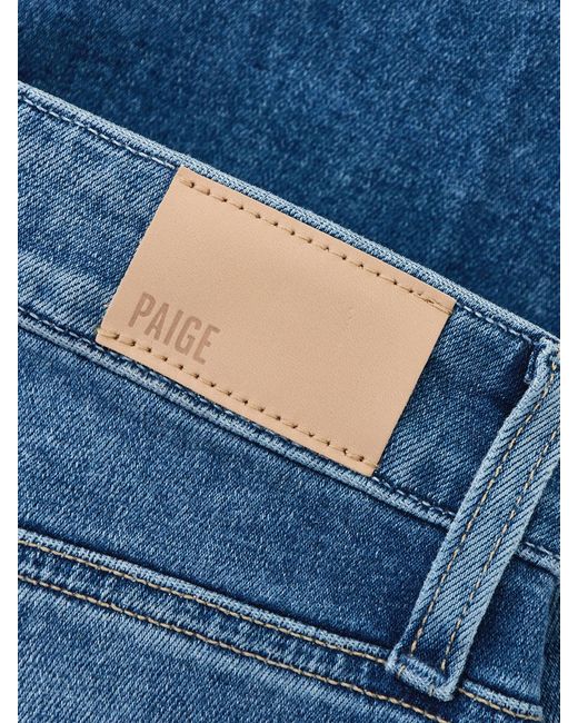 PAIGE Anessa Wide Leg Jeans in Blue | Lyst UK