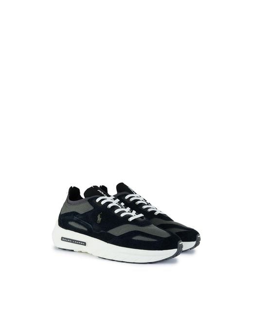Polo Ralph Lauren Boerum Lace Trainers in White for Men | Lyst UK