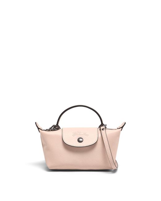 Longchamp Le Pliage Extra Small Pouch Bag in Pink | Lyst UK