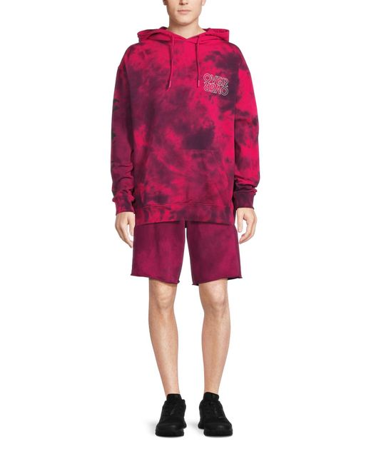 OVER OVER Men's Easy Hoodie Run The World in Pink for Men | Lyst UK