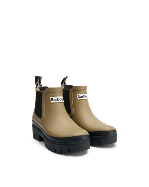Barbour Halton Boots Neutral | Lyst UK