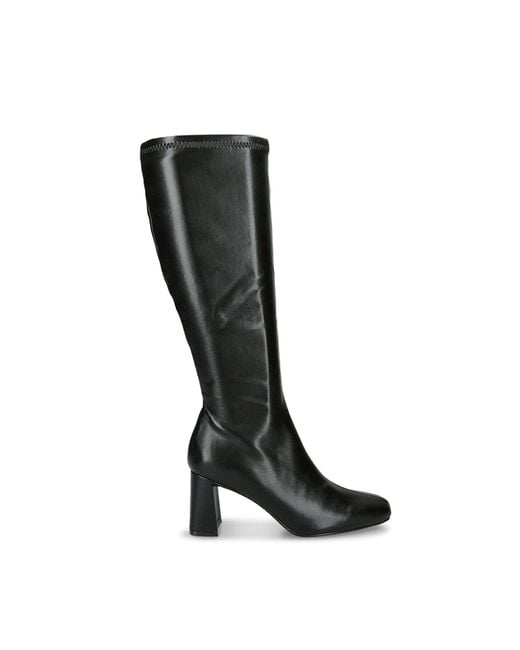 Steve Madden Holly Knee High Heeled Boots in Black | Lyst UK
