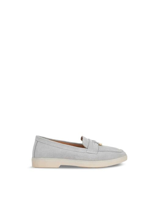 Dune Grinning Court Shoes in White | Lyst UK