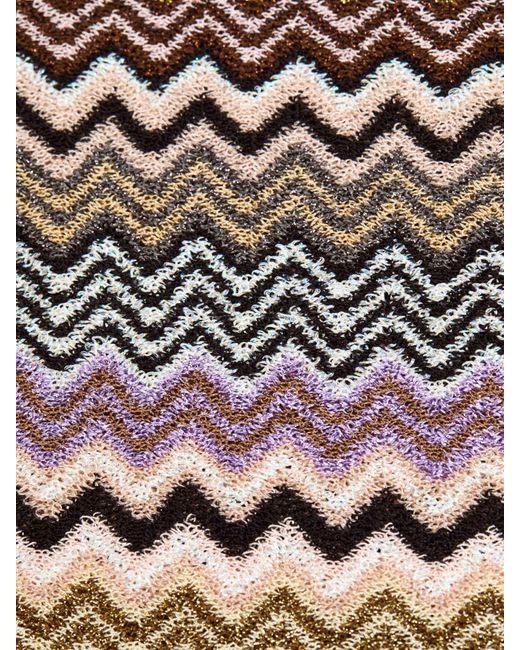 Missoni Women's Zig Zag Scarf in Natural | Lyst UK Missoni Women's Zig Zag Scarf in Natural | Lyst UK