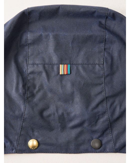 Barbour Paul Smith Loves Wax Hood in Blue for Men | Lyst UK