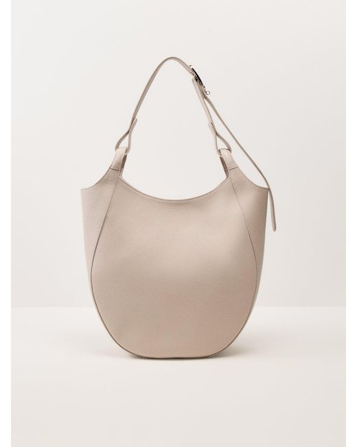 Longchamp Le Foulonne Hobo Bag Large in White | Lyst UK