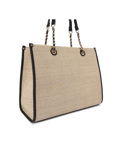 Carvela Kurt Geiger Sorrento Raffia Tote in White | Lyst UK