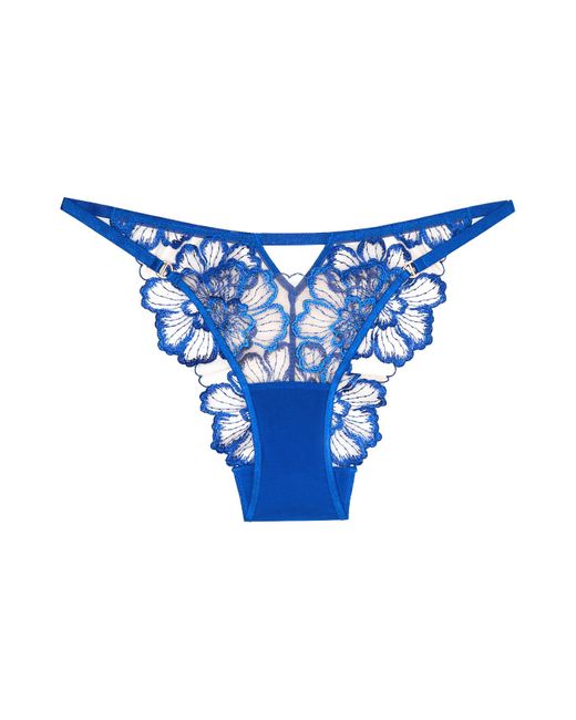 Bluebella Bella Women s Catalina Brief in Blue Lyst UK